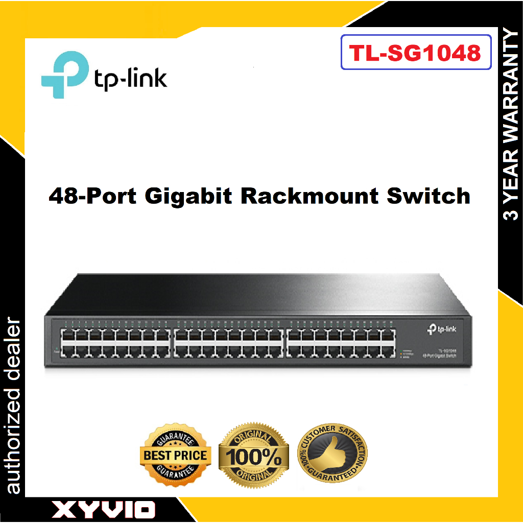 TP-LINK TL-SG1048 48-Port Gigabit Rackmount Switch | Shopee Malaysia