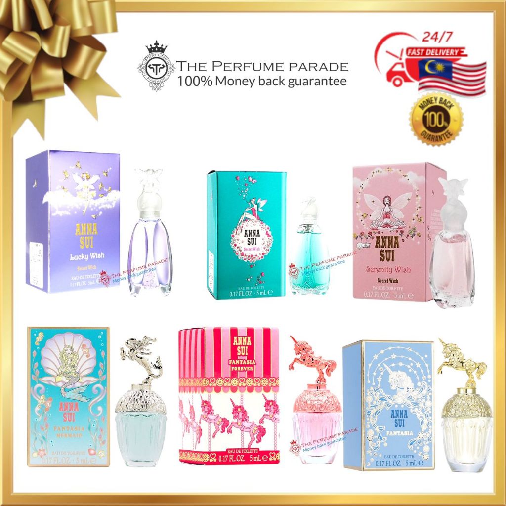 100% Genuine Perfume ANNA SUl Lucky Wish/Fantasia Mermaid/Fantasia ...