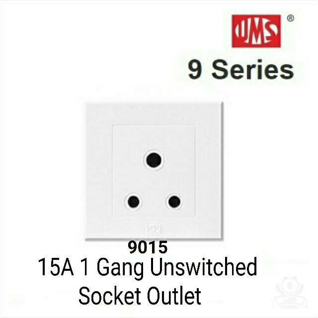 UMS 9 SERIES 15A Socket Outlet | Shopee Malaysia