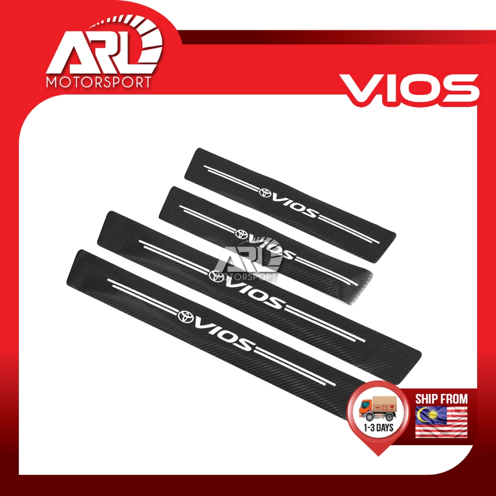 Toyota Vios XP90 NCP93 Belta Dugong 2nd Door Step Sticker Protector ...