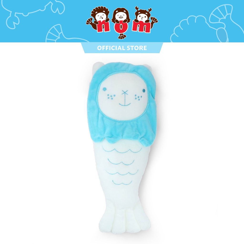 Nom Singapore Merlion Chou Chou Plush - Blue Smiling | Shopee Malaysia