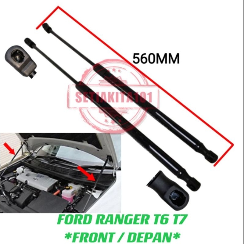 FORD RANGER T6 T7 FRONT BONNET ABSORBER/FRONT BOOT DAMPER/GAS SPRING ...