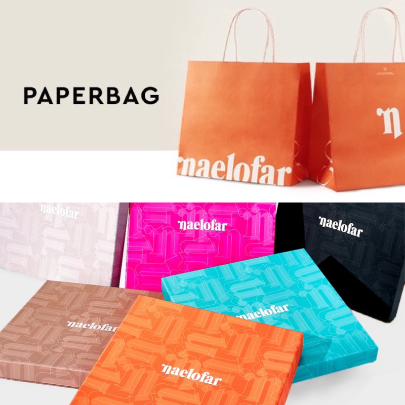 NAELOFAR MERCHANDISE - PAPERBAG & BOX (ORIGINAL) | Shopee Malaysia
