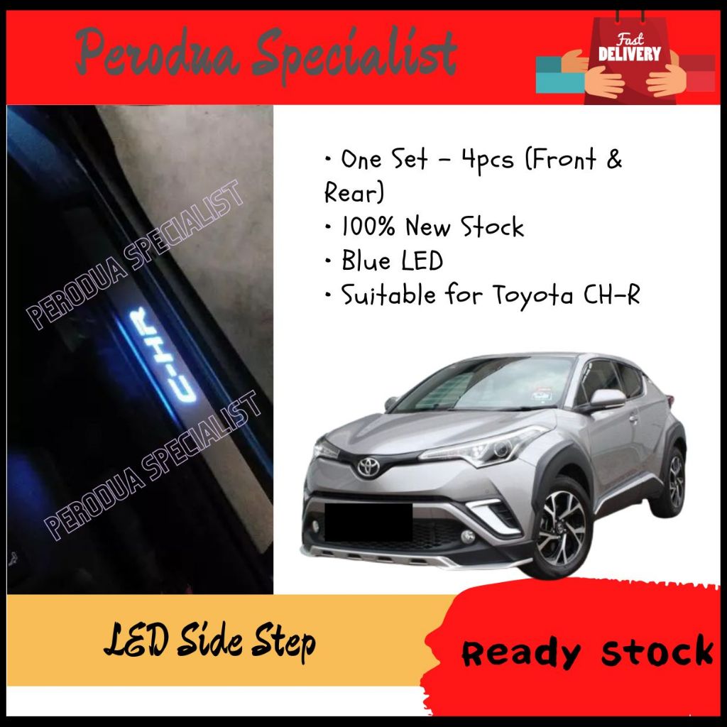 Toyota CHR Led Side Step/Side Sill Plate | Shopee Malaysia