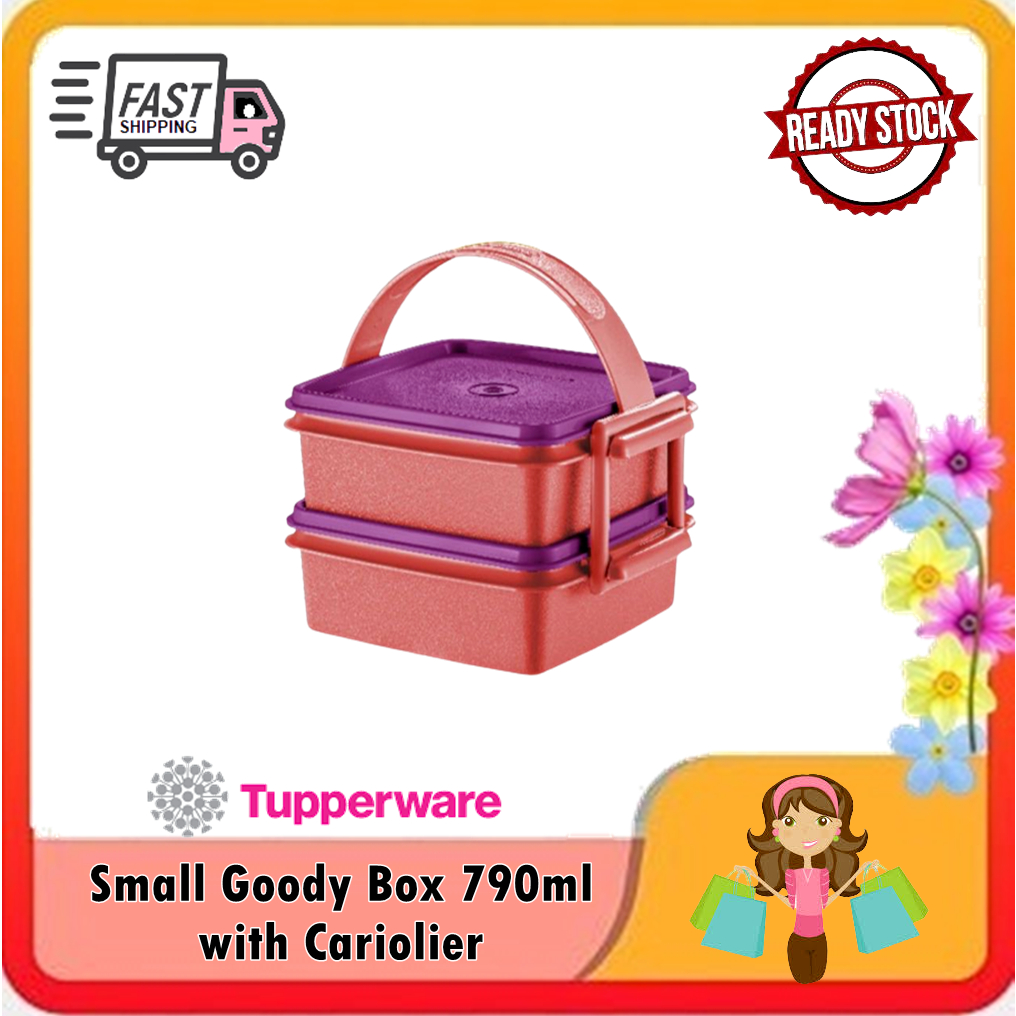 Tupperware Small Goody Box with Cariolier 790ml | Shopee Malaysia