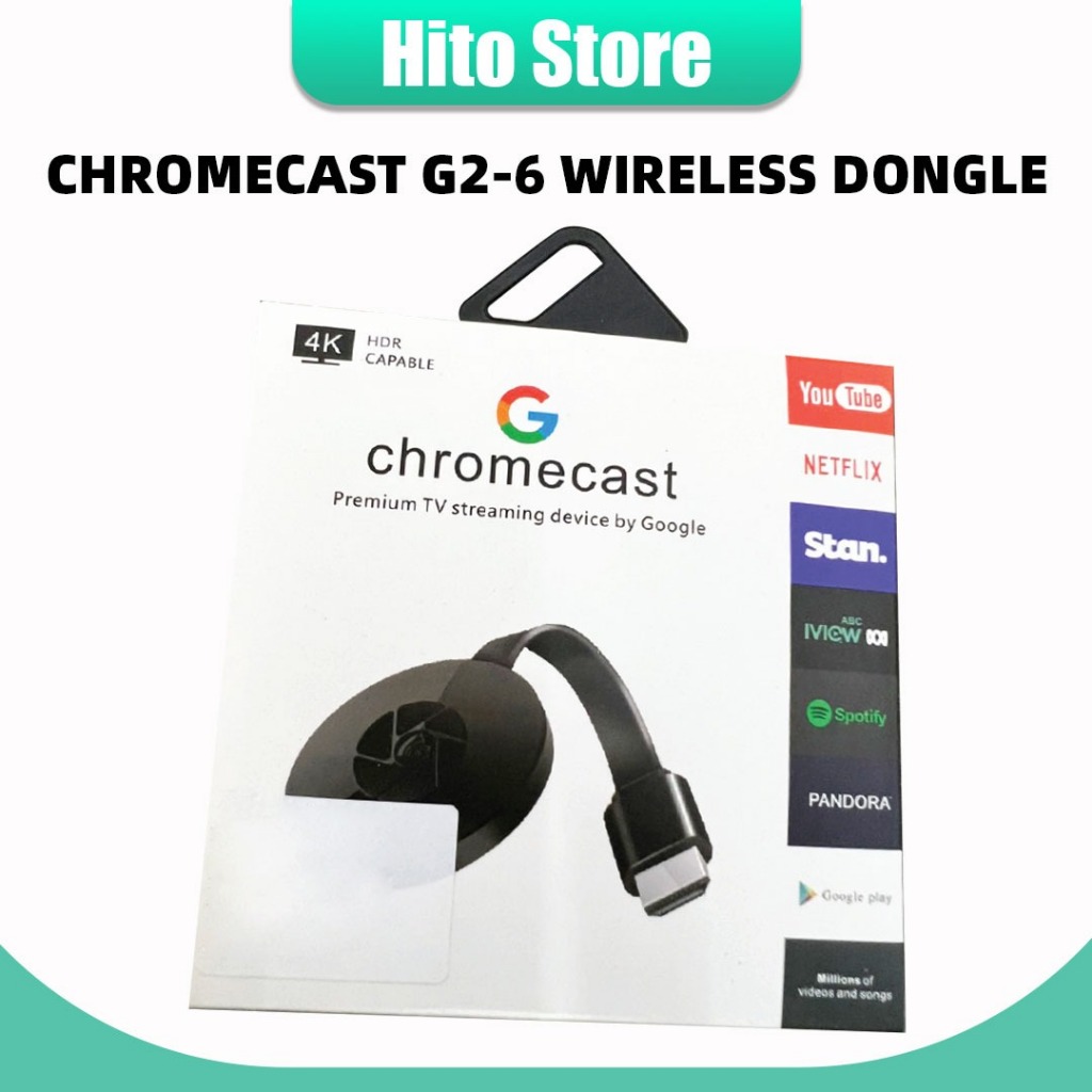 Chromecast G2-6 Wireless dongle | Shopee Malaysia