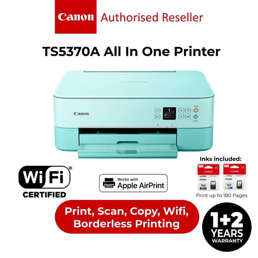 CANON Pixma TS5370A All-In-One Compact Wireless Photo Printer Print ...