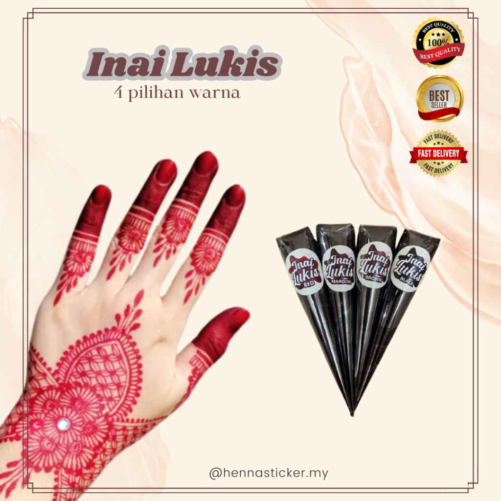INAI UKIR / INAI LUKIS PENGANTIN | Shopee Malaysia