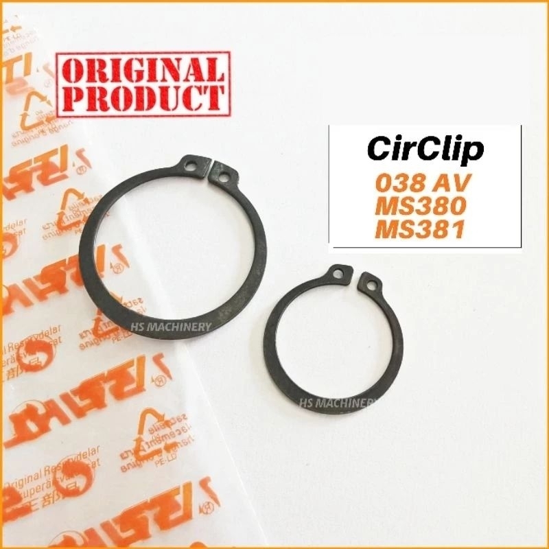 Original 038 MS380 MS381 Chainsaw Sprocket Clip Cir Clip | Shopee Malaysia