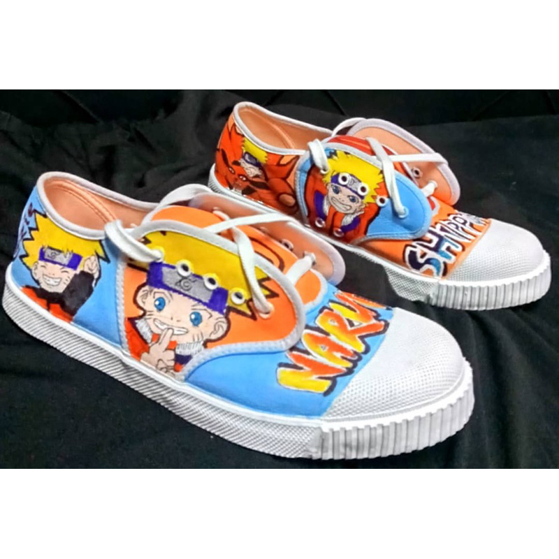 Kasut Nanyang NARUTO Stylo Fancy Sepak Takraw STL Custom Shoes | Shopee ...
