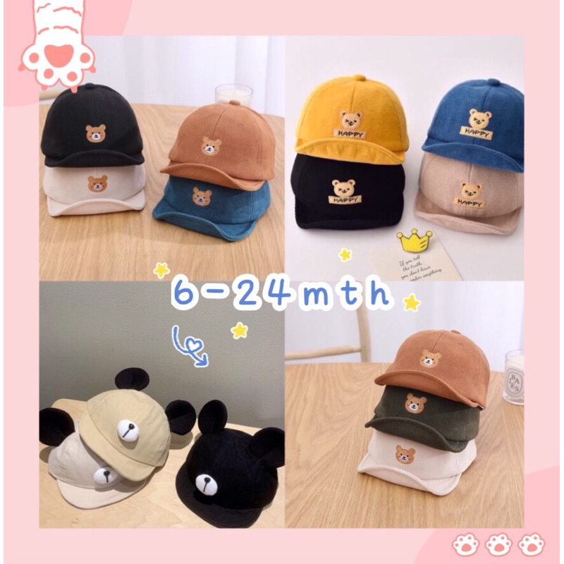 👶Ready Stock👶Baby Hats Baseball Hats Cute Boys Hats 48-52cm | Shopee ...