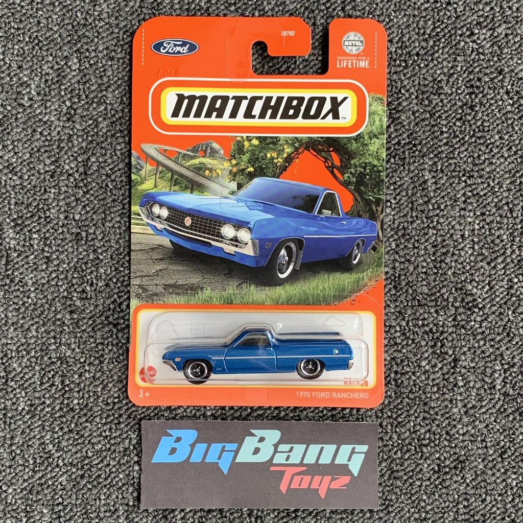 Matchbox 1970 Ford Ranchero Blue #83 Basic Mainline 2024 Case A/B (In ...
