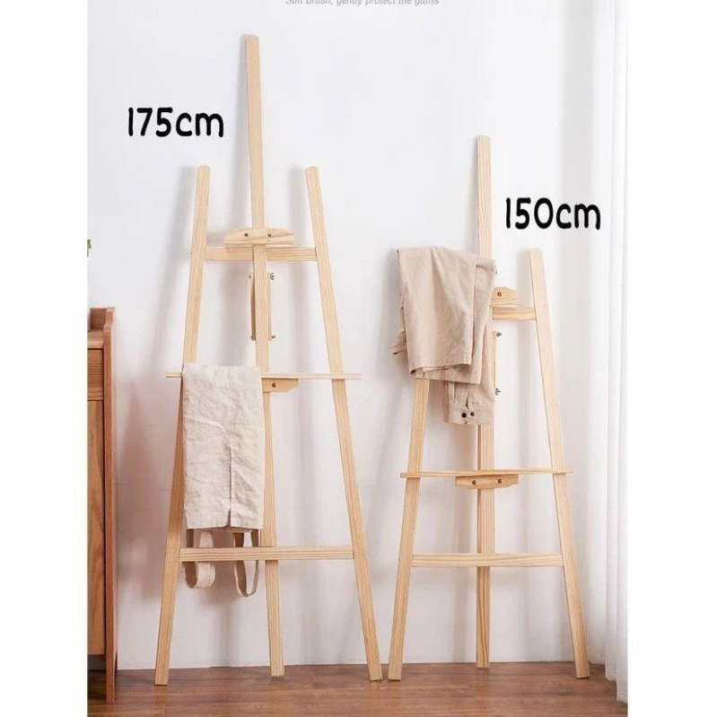 AKINA SAVE Adjustable 150cm 175cm Pine Wood Easel Stand A2 A3 Size Art ...