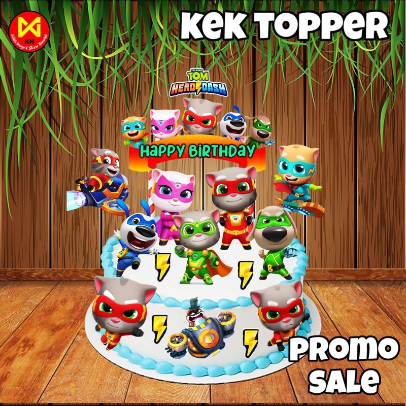 Kek Topper Tom Hero Dash | Shopee Malaysia