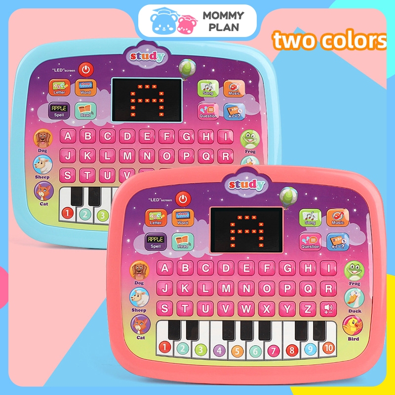 Education Toys Kids LED English Learning Tablet Computer Toy Alphabet ...