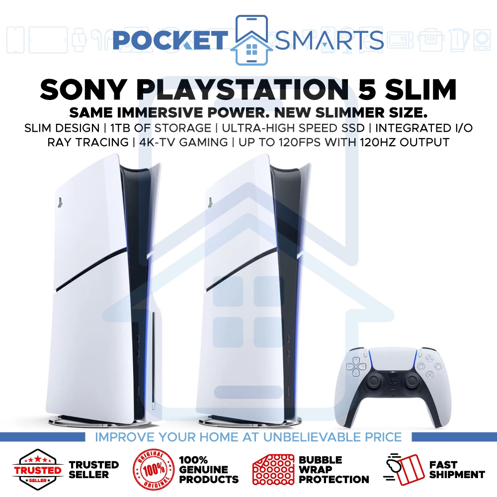 [Sony Asia Set] Sony PlayStation 5 Slim (PS5 Slim) Disc Version ...