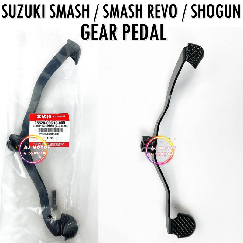 SUZUKI SMASH / SMASH REVO / SHOGUN GEAR PEDAL KAKI FRONT & REAR PADEL LEVER LEVEL PEMIJAK ...