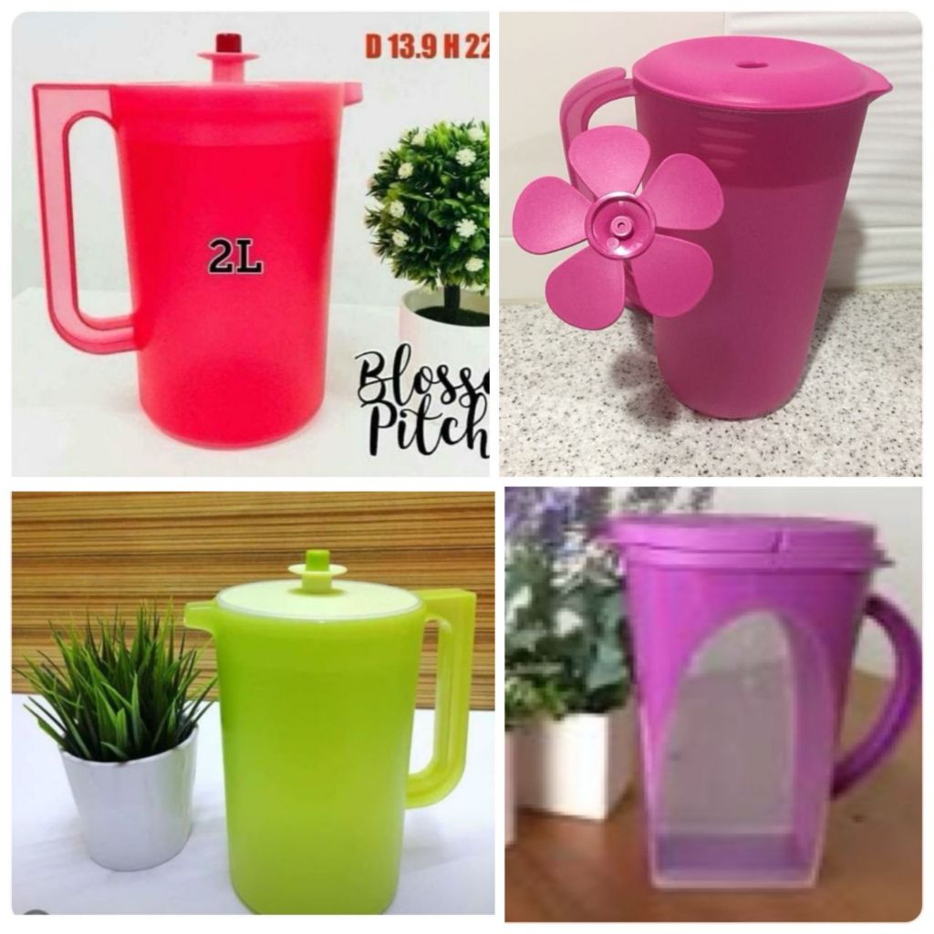 2016 Tupperware Blossom Pitcher 2.3L / 2.1L / 2.0L/ Outdoor Dining ...