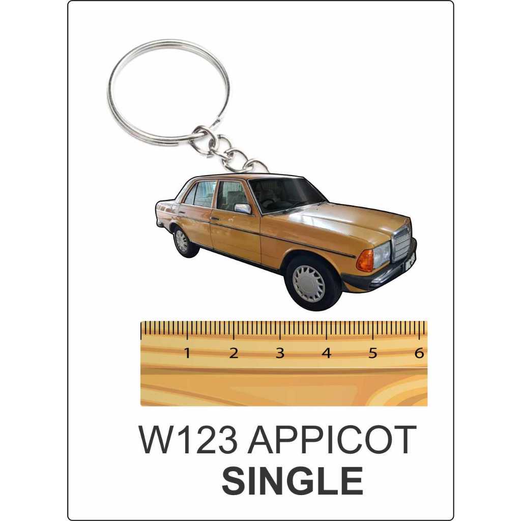 MERCEDES W123 APRICOT 2D KEYCHAIN | Shopee Malaysia