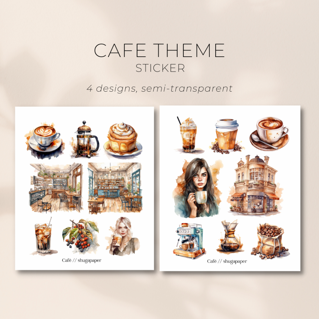 Cafe Theme Deco Sticker | Shopee Malaysia