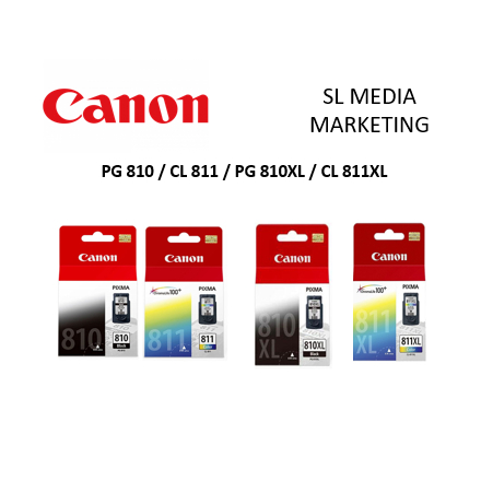 CANON PG-810 PG 810XL (BLACK) & CL-811 CL 811XL (Color) Original Ink ...
