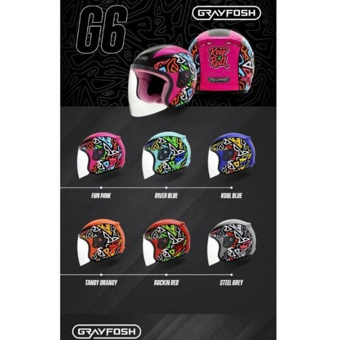 GRAYFOSH G6 (HELMET FOR KIDS) | Shopee Malaysia