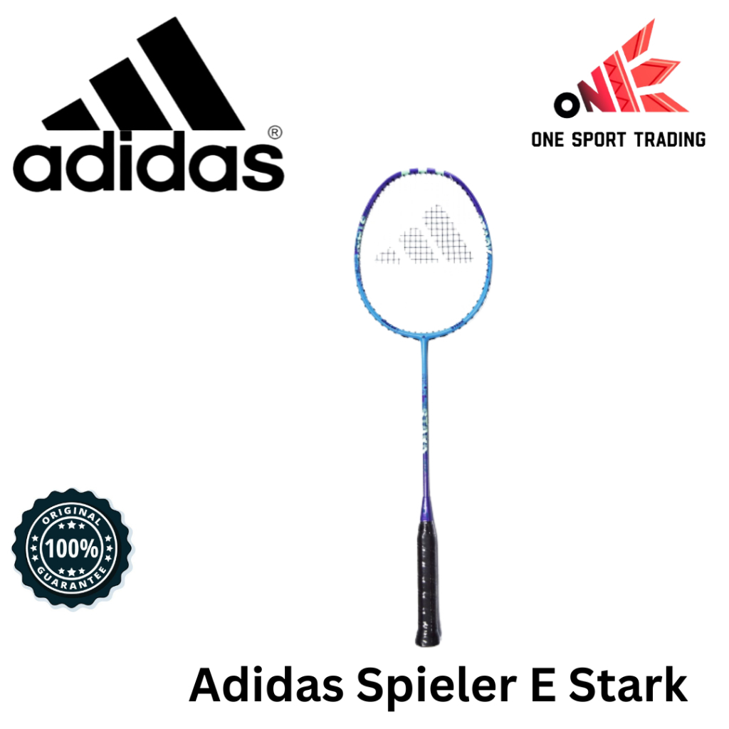 OneSport Adidas Spieler E Stark Badminton Racket 100% Original Adidas ...