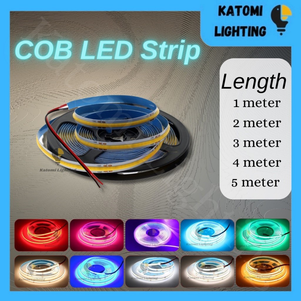 [Ready Stock] DC 24V COB LED Strip LED Light White/WarmWhite/COB LED ...