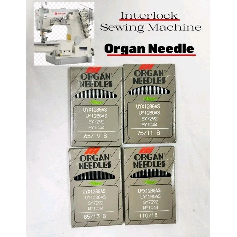 UYx128 Organ Needle Interlock sewing machine/Jarum Utuk Industri Flat ...