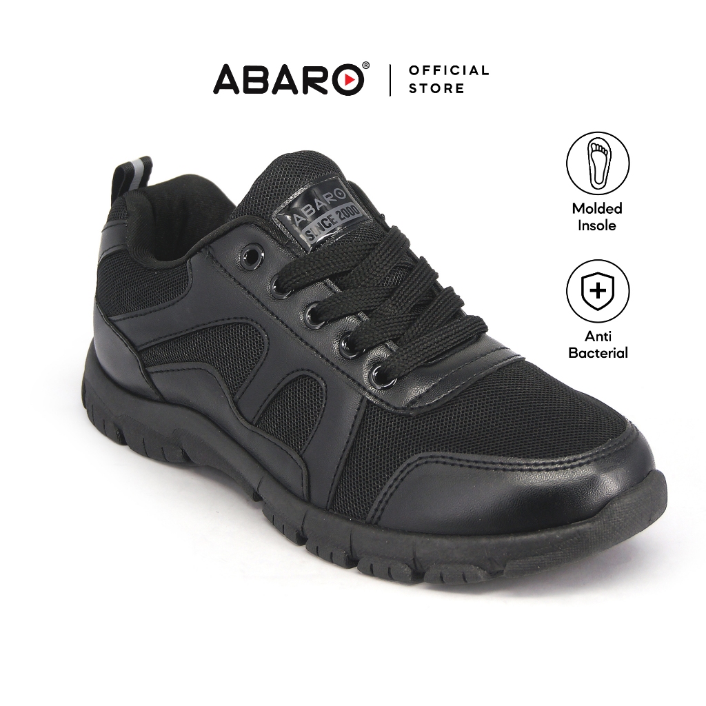 ABARO School Shoes 2355 Sneakers Men Breathable Mesh/ Secondary school/ School Shoes/ Kasut ...