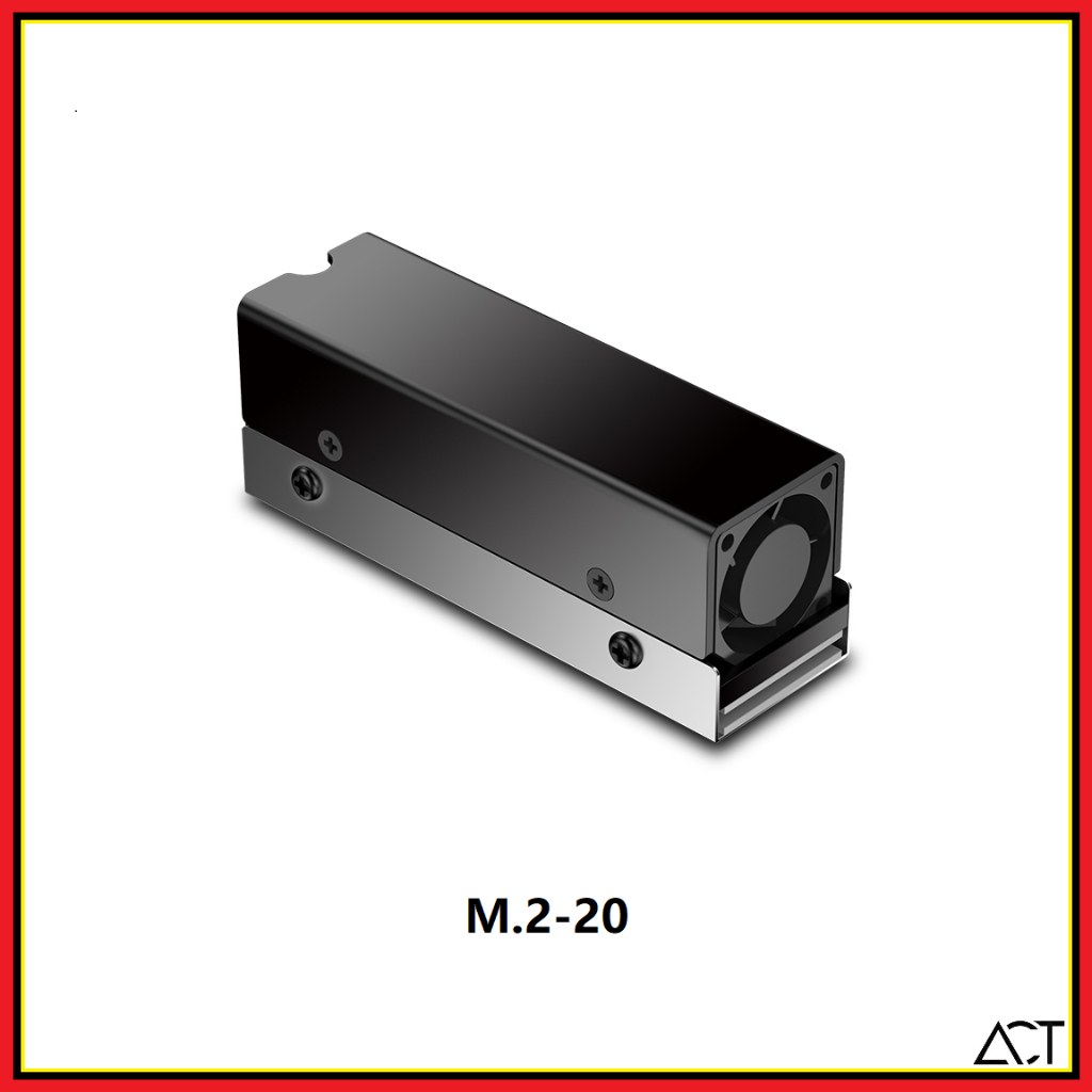 M.2-20 2280 M.2 SSD Heatsink Fan Radiator / Aluminum Alloy Heat Sink ...