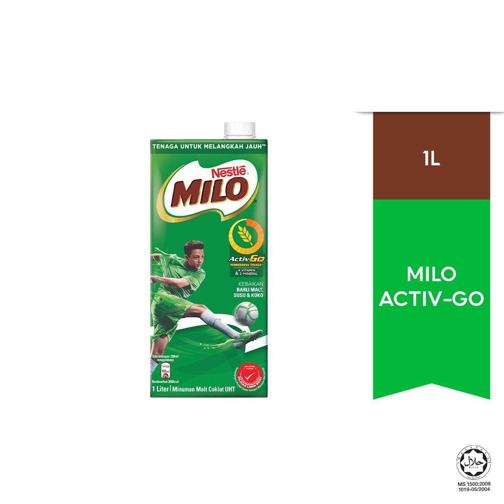 NESTLE MILO® Active-Go Chocolate Malt RTD 1L | Shopee Malaysia