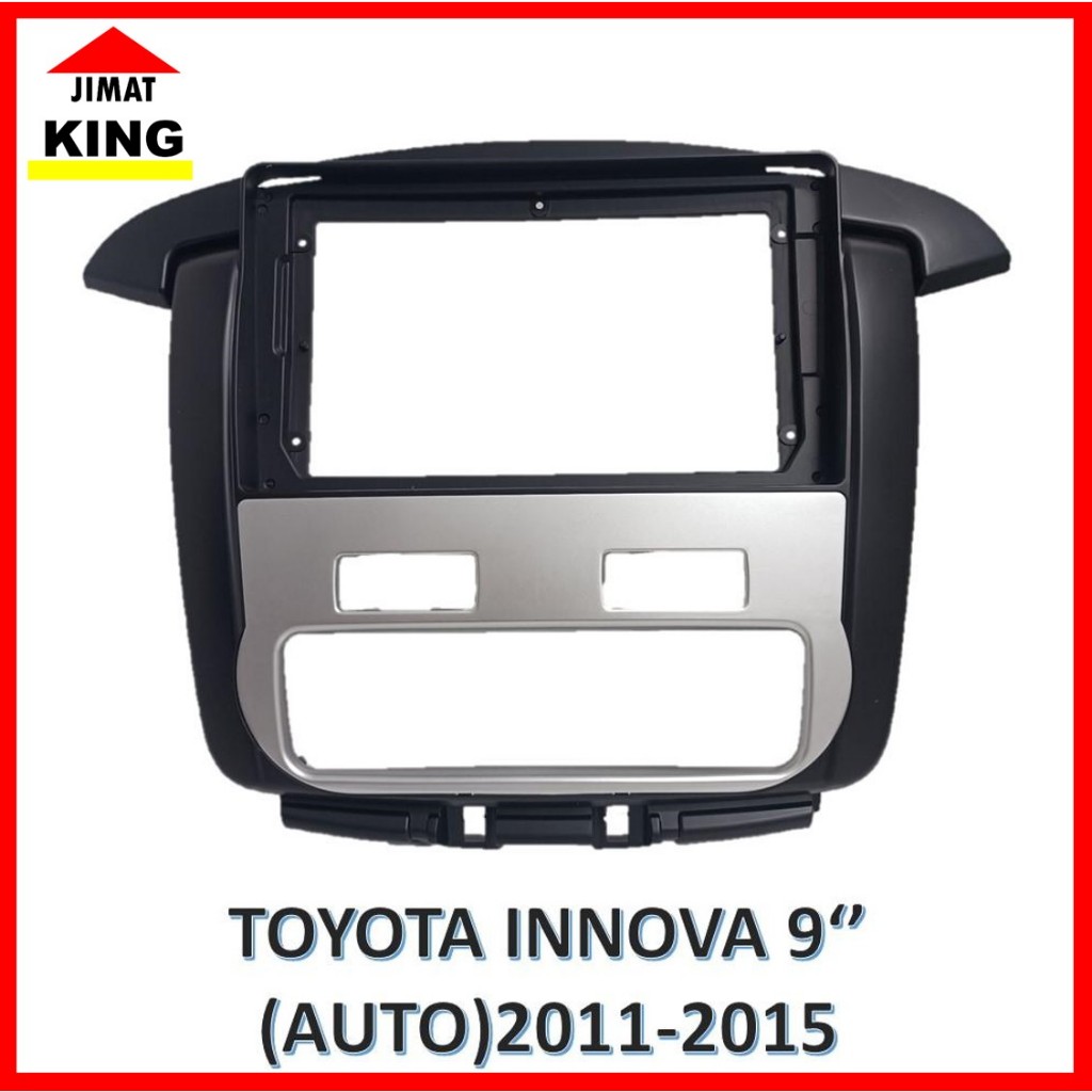 Android Player Casing TOYOTA INNOVA 9'' (AUTO) 2011-2015 BLACK (WIth ...