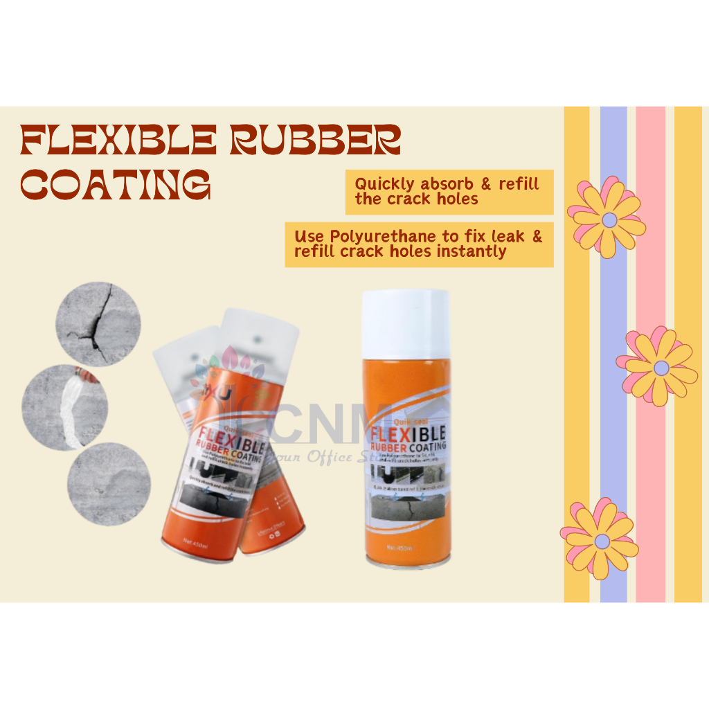 Quik Seal FLEXIBLE RUBBER COATING (WHITE) | Shopee Malaysia