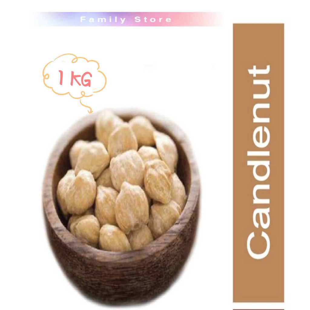 Candle Nuts 1kg Buah Keras | Shopee Malaysia