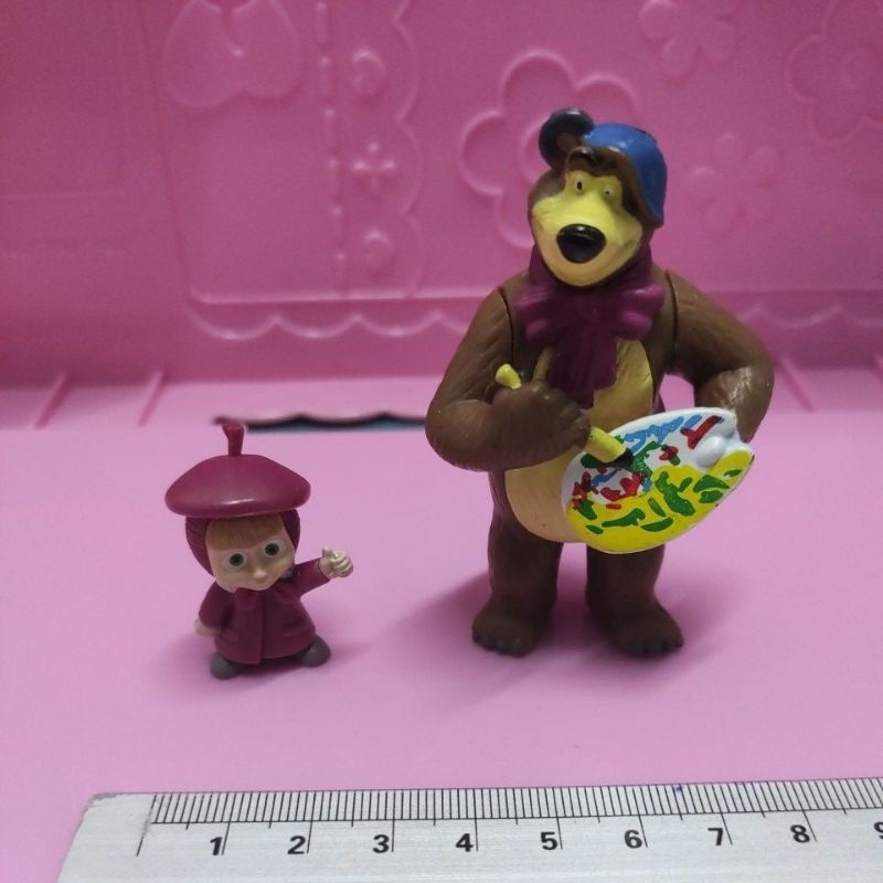 Marsha & bear figure/cake topper (Used) | Shopee Malaysia