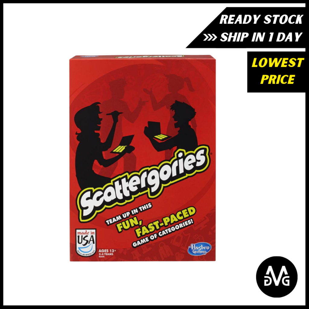 Scattergories Card Game Board Game MCO Game With Family Friend Kid Game ...