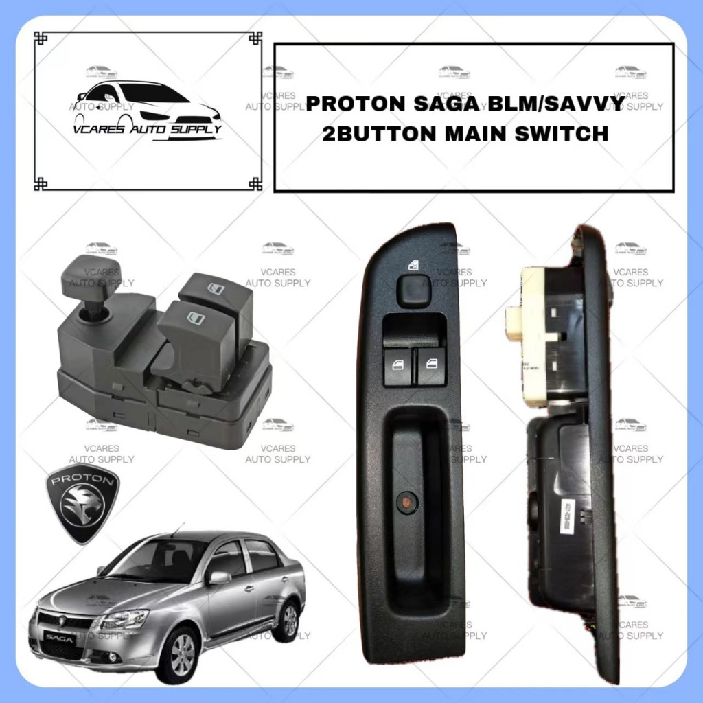 Proton Saga Blm Savvy Power Window Main Switch 2 Button Master Switch ...