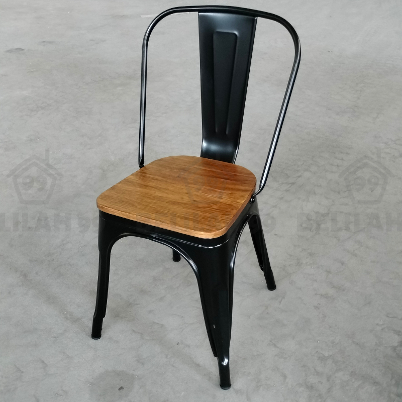 BELILAH Steel Chair Bar Stool Cafe 酒吧椅凳 Restaurant chair Kerusi Makan ...