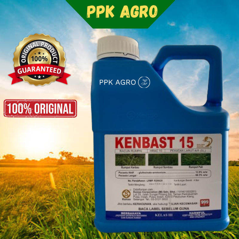 4L KENBAST 15 Racun Rumput Kenso sama BASTA 15, BEZOROL 18SL, Avata ...