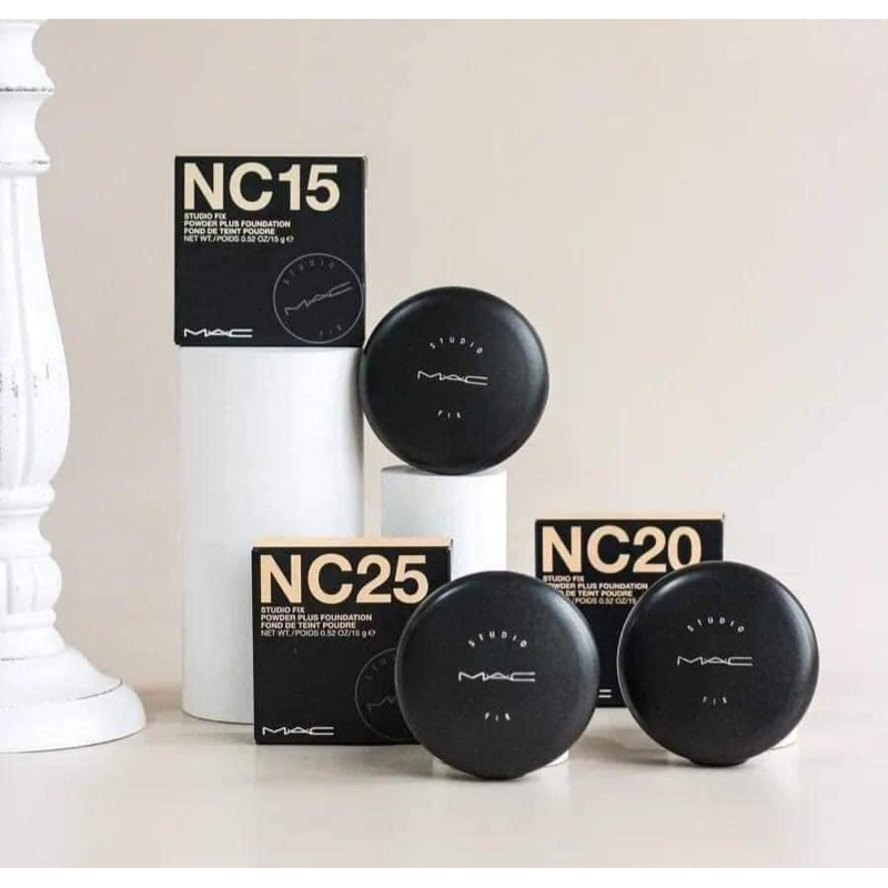 Mac Studio Fix Compressed Powder NC15 NC20 NC25 | Shopee Malaysia