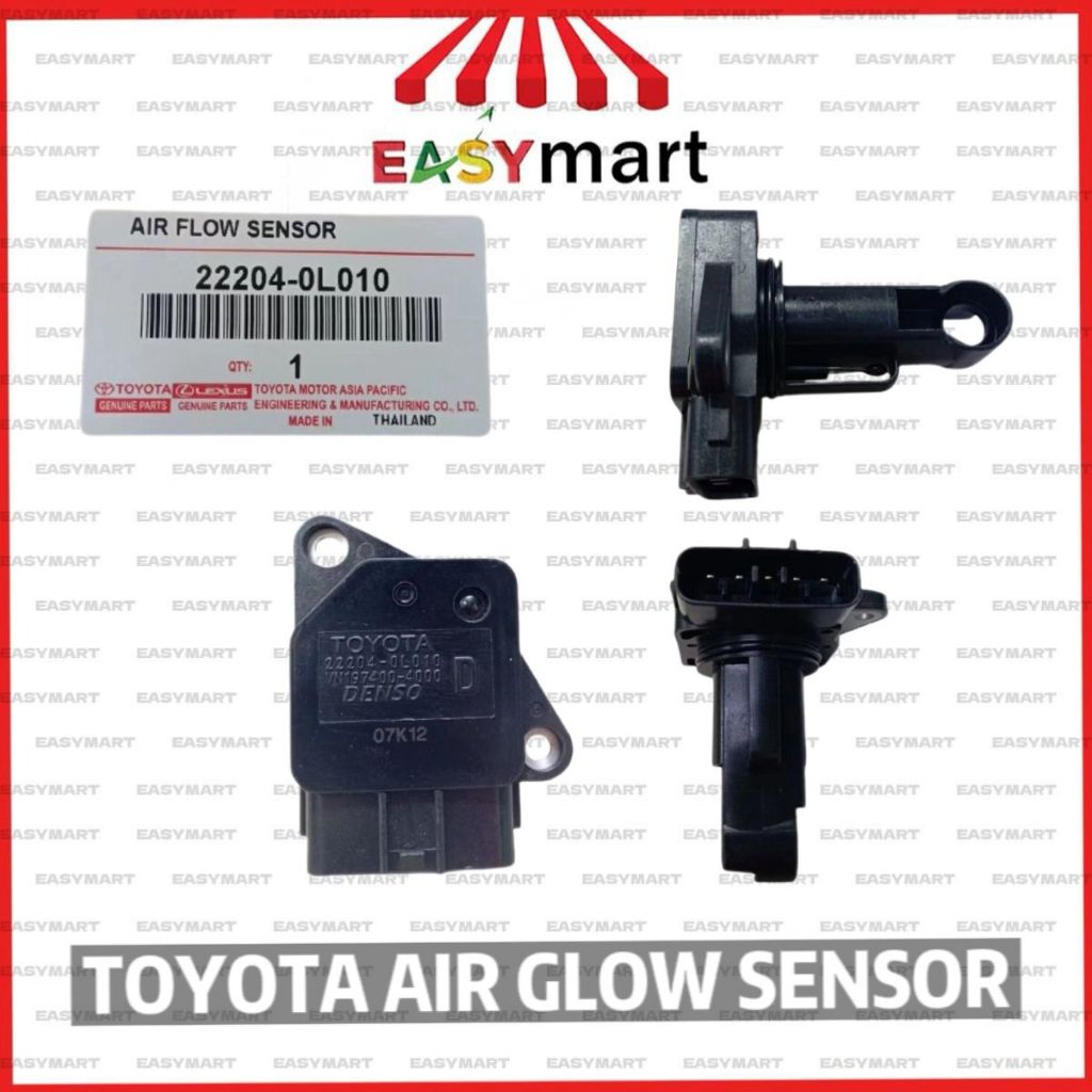 Original Toyota Mass Air Flow Sensor Toyota Hilux Vigo KUN25,26 ...