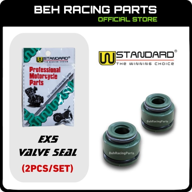 W-STANDARD VALVE SEAL (2PCS/SET) EX5/ EX5 DREAM/WAVE100/ EX5 CLASS 1 ...