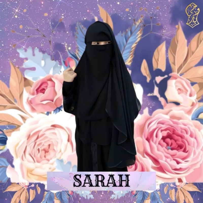 Niqab 2 Layer Labuh Tag Capal 🇲🇾 NIQAB SARAH YA RUHIE 🇲🇾 | Shopee Malaysia