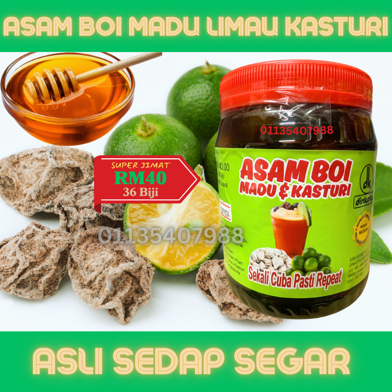 Pati Asam Boi + Limau Kasturi + Madu Premium DinKota 2kg | Shopee Malaysia