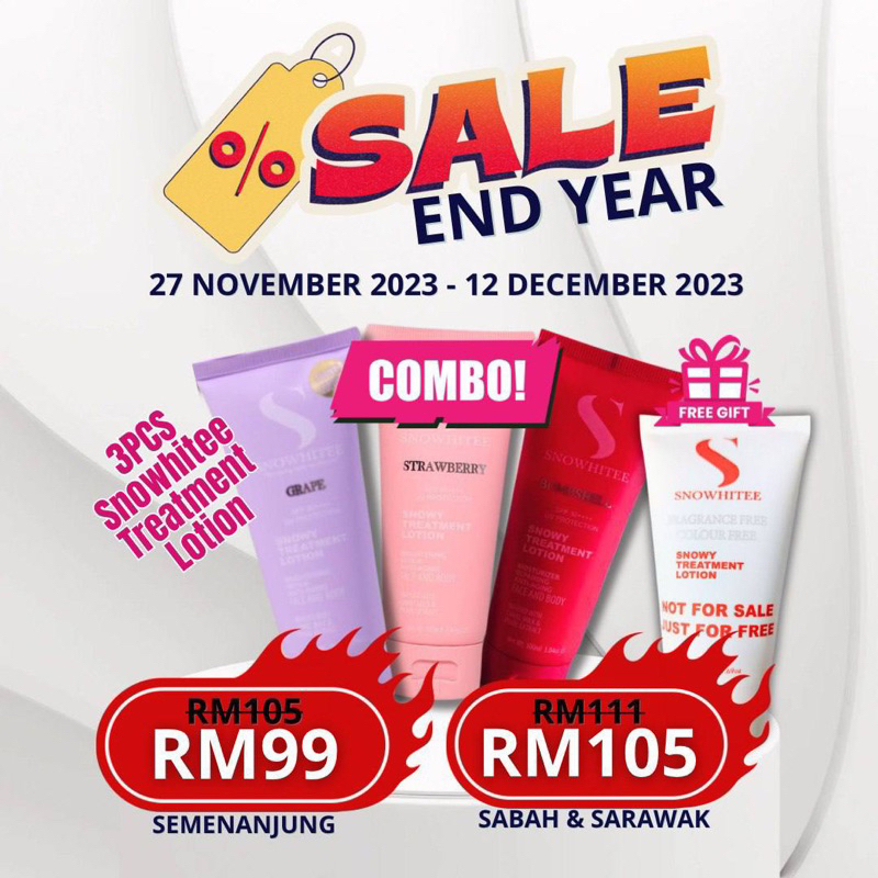 Snowhitee Snowy Treatment Lotion susu unta eczema Krim kulit Gatal ...