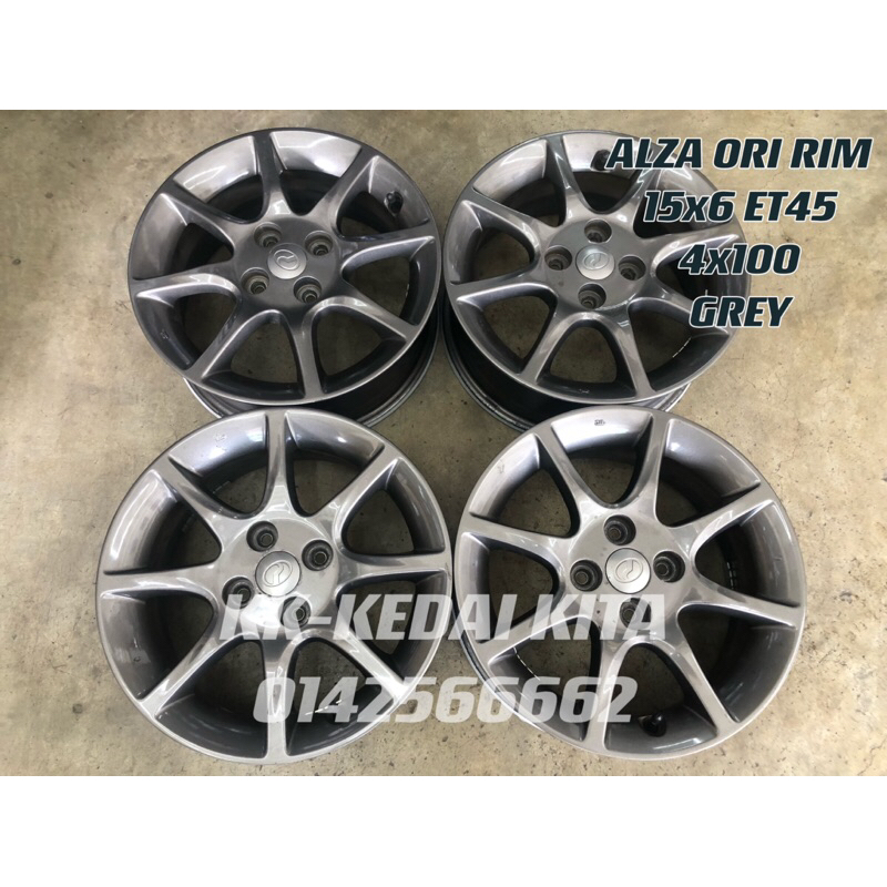 USED PERODUA ALZA ORI RIM 15 INCHI | Shopee Malaysia