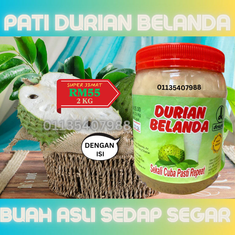 Pati Asli Durian Belanda Fresh Premium DinKota 2kg | Shopee Malaysia