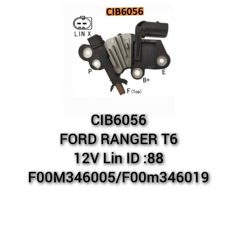 (CIB6056) Regulator Alternator Ford Ranger T6 12V | Shopee Malaysia