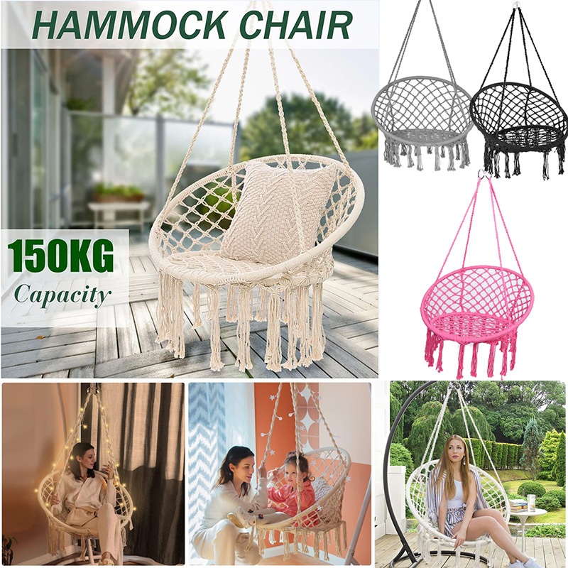 Swing Chair Buaian Indoor / Outdoor Hammock Foldable Hanging Chair ...